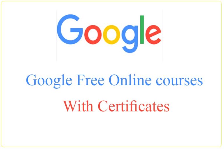 Google Free Online Courses 2025 with Certificate - Scholarship Portal ...